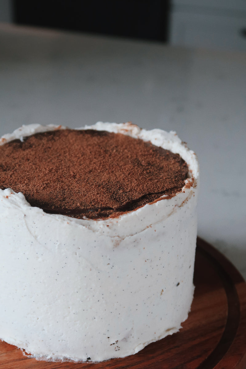 Marble Vanilla Bean Cake | Moo's Bakery | Based in Cedar Falls, IA