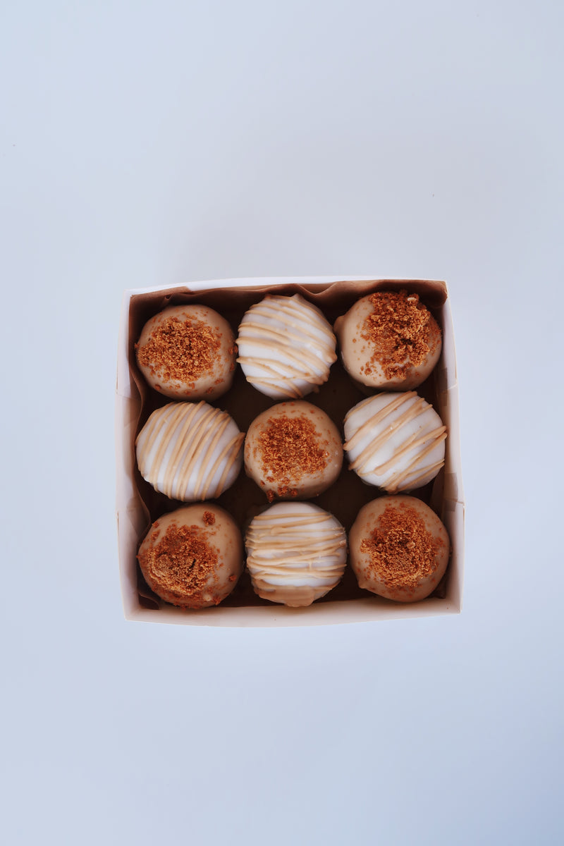Biscoff Cake Ball Box | Moo's Bakery | Cedar Falls, IA